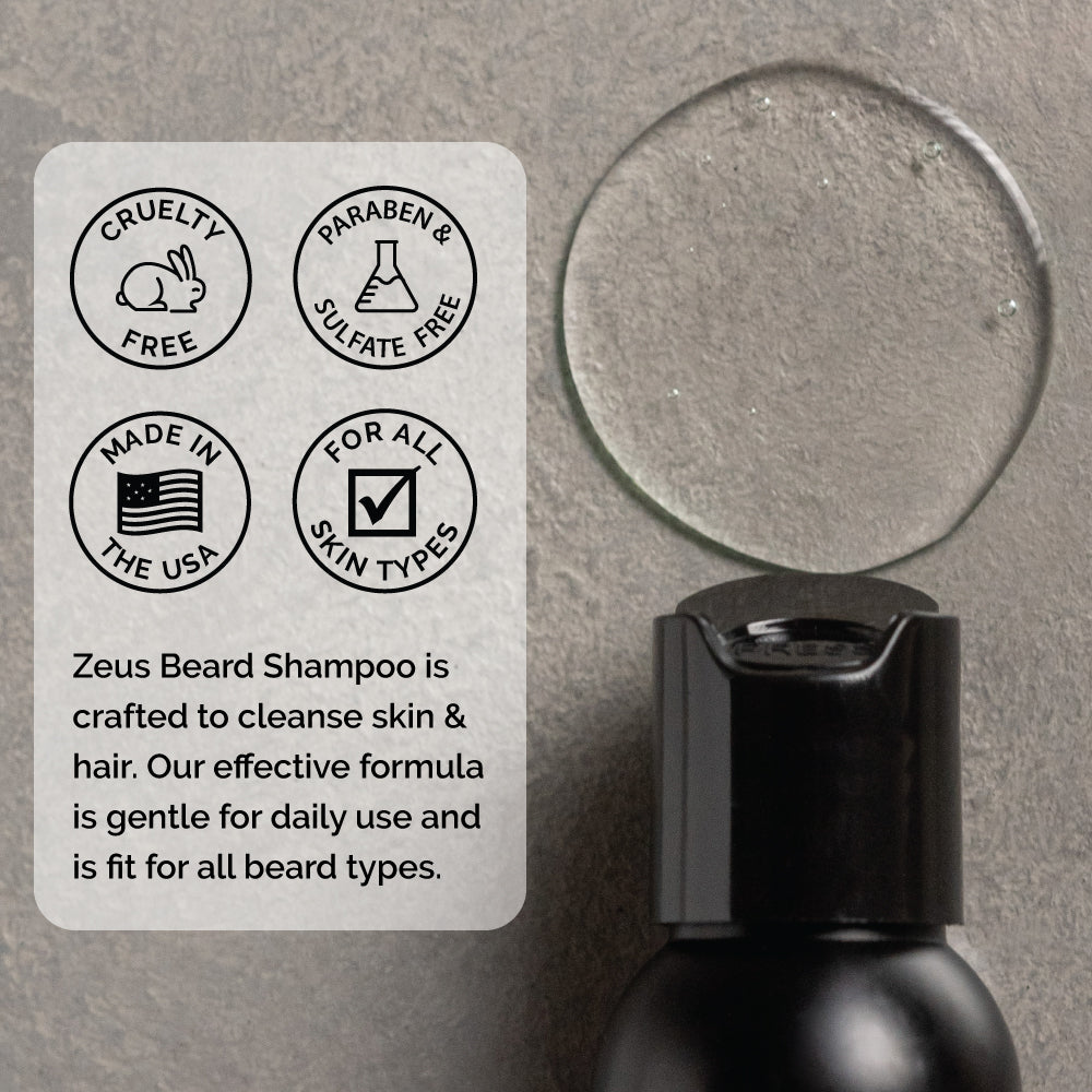 Beard Shampoo Wash, Italian Cypress, 4 fl oz - 6 Units - Case ...